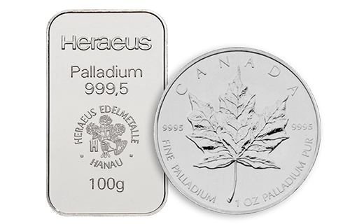 Palladium kaufen: Sicherer Kauf von Palladiummünzen und Barren