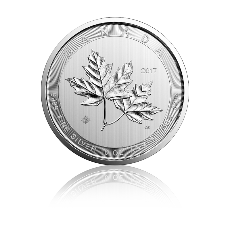 Magnificent Maple Leaf 2017 - 10 oz silver coin 999,9 | 1113559