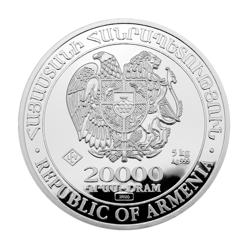 regular tax Noahs Ark 2026 - Armenia 1/4 oz silver coin .999 - 100 Dram ...