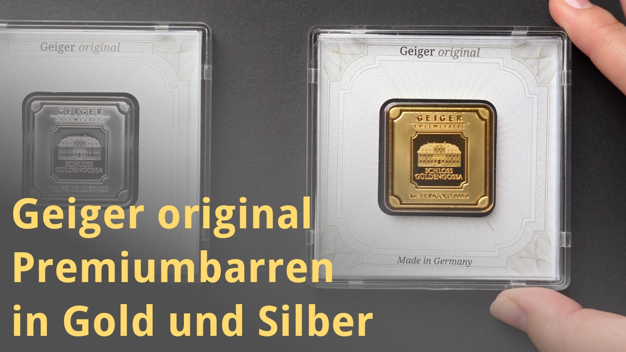 Silver Bar Geiger original - 10 g .999 square in capsule | 1123752