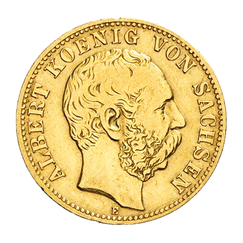 Albert König von Sachsen - 10 Mark Gold Coin | 1213339