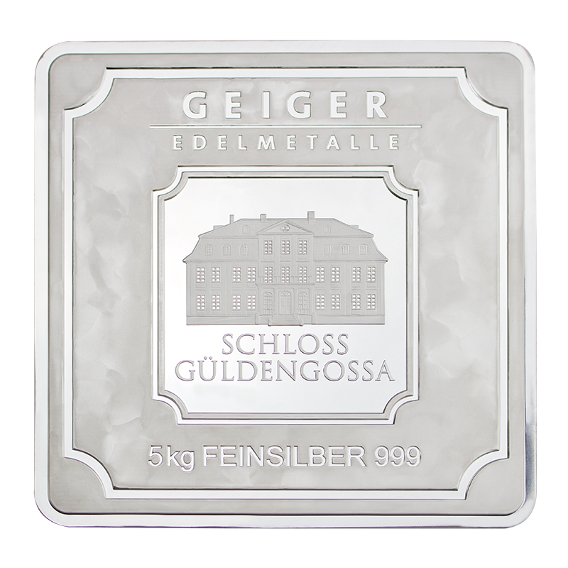 Kupferbarren Geiger original - 1 kg - gegossen quadratisch .9999 | 1321002