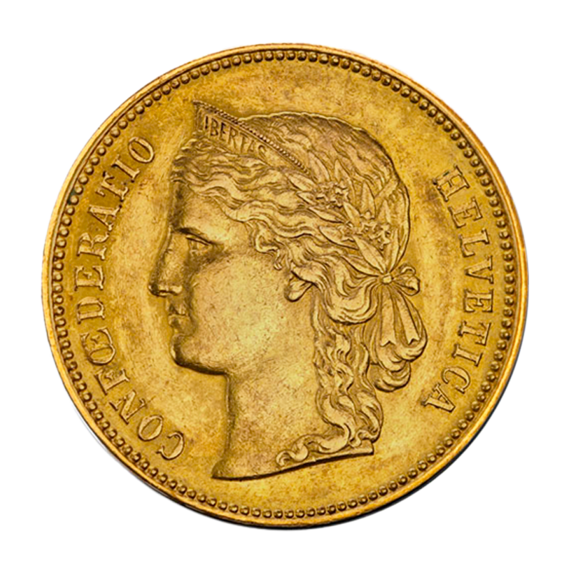Helvetia 20 SFR - Switzerland 6,452 g gold coin | 1213929