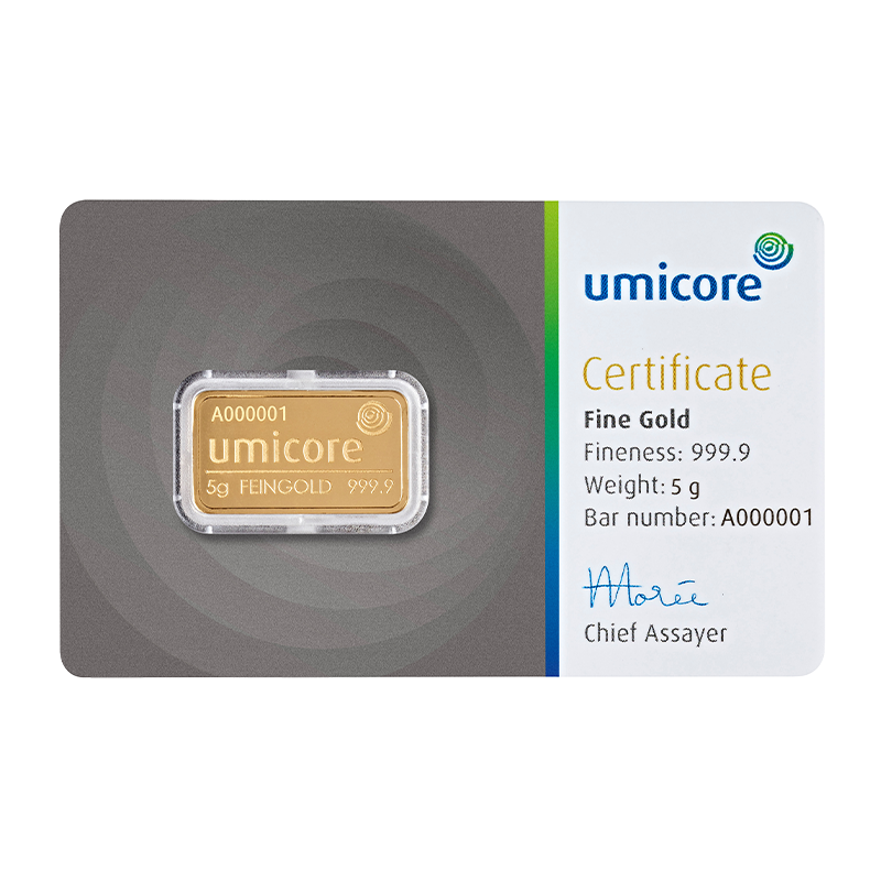 Buy gold bars: Quality-tested gold bars from 1g to 1000g